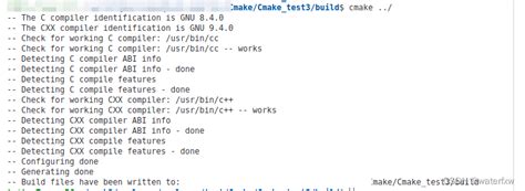＜linux开发＞ Linux开发工具 之 Cmake简单例程 再见 Linux新建一个cmake工程 Csdn博客