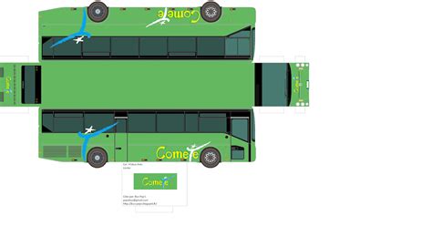 Maquette papier 47 Bus Comète Transdev Nemours