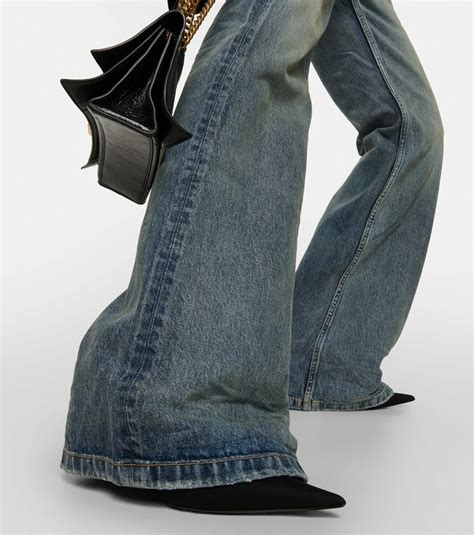 Balenciaga Mid Rise Flared Jeans Balenciaga