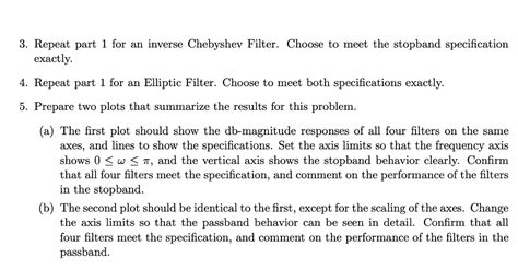 Question Points Iir Filter Design Using The Chegg