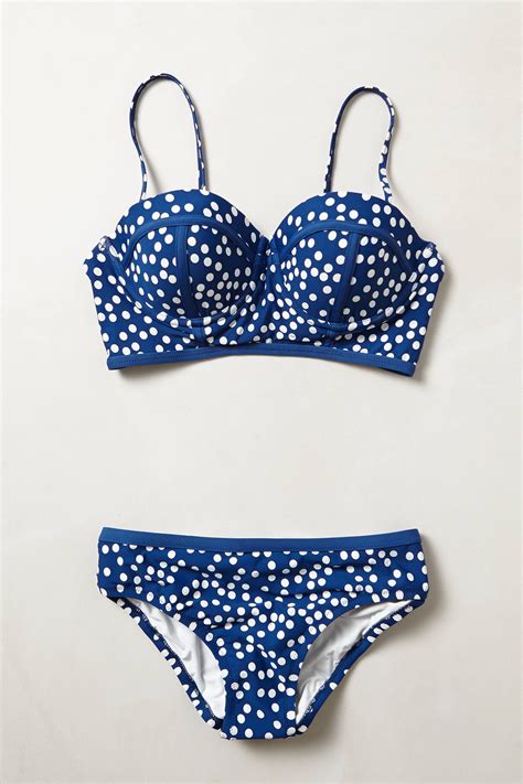 Lyst Anthropologie Mix Match Bikini Bottoms In Blue