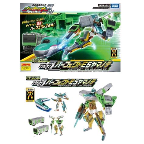 【takara Tomy】新幹線變形機器人 Z E5 隼號 超究極型態 山手線 E235 套組 Z合體 新幹線機器人 蝦皮購物