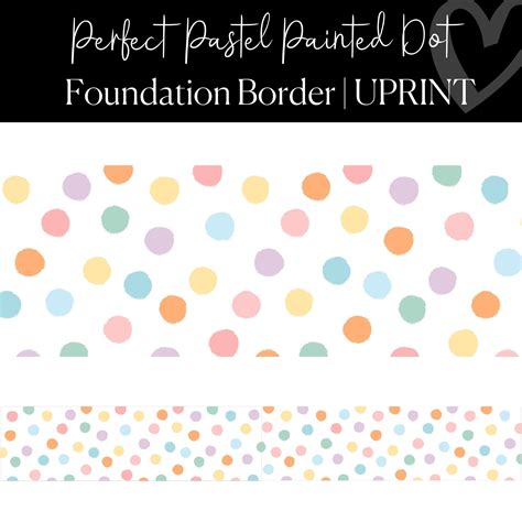 Pastel Polka Dot Border Clip Art