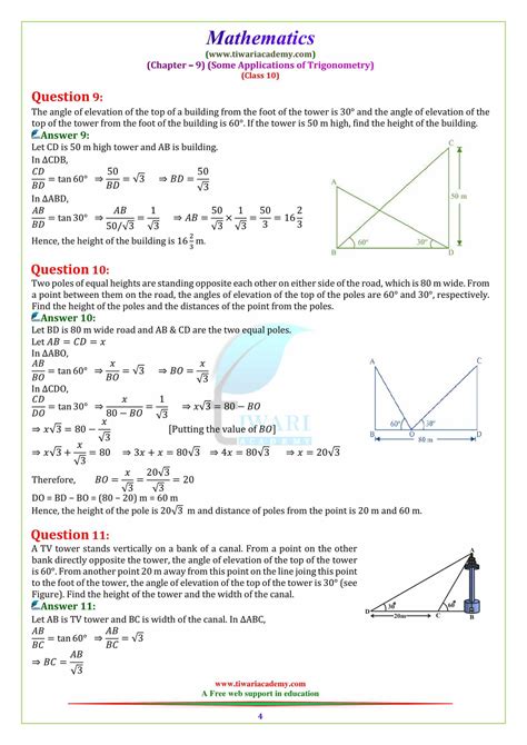 Ncert Solutions For Class 10 Maths Chapter 9 Exercise 9 1 Pdf 2022 23