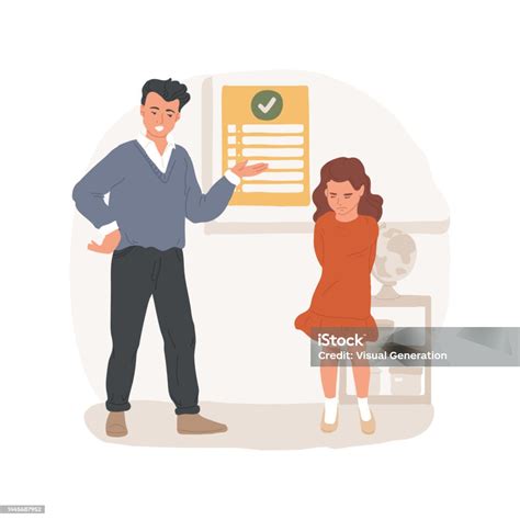 Classroom Rules Isolated Cartoon Vector Illustration Stock Illustration