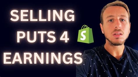 Live Trading Selling Puts For Earnings Option Selling Strategy That