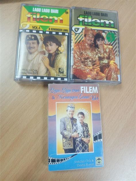 Kaset Melayu Lama Lagu Dari Filem Abdullah Chik Noraniza Idris Zaleha Hamid Hobbies And Toys