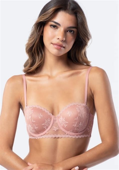 Sujetador Bandeau Floral Tipo Encaje De Mujer TEX Ofertas Carrefour