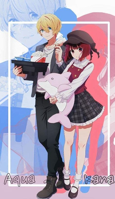Aqua X Kana Oshi No Ko Sketsa Anime Sketsa Gambar Anime
