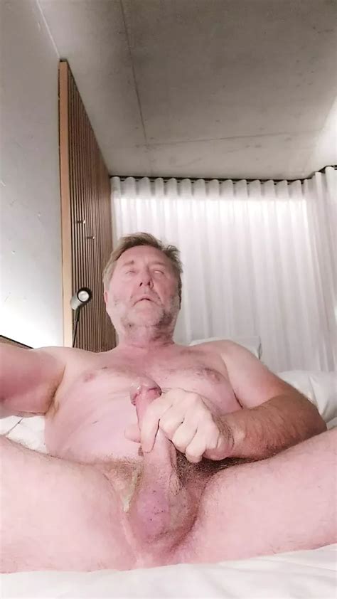 Daddy Bear Jerking Off His Big Fat Hairy Cock Swiss Gay Porn By