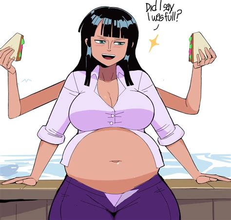 Nico Robin Stuffed Belly Burping