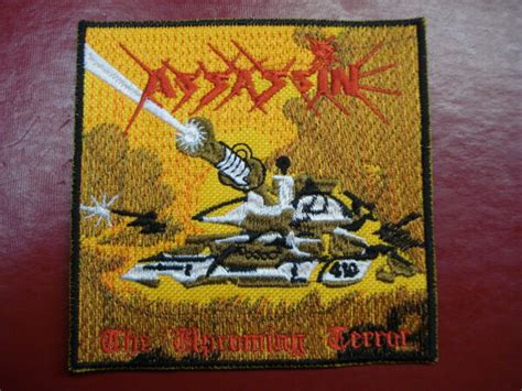 Assassin Embroidered Patch Thrash Metal Germany 946 Metal Devastation