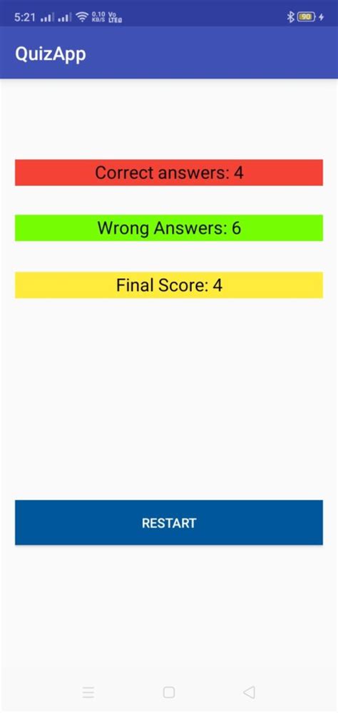 Quiz App In Android With Source Code