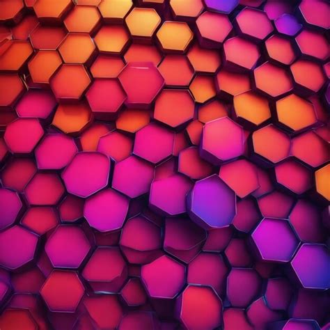 Premium Photo Hex Background For Networking