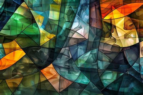 Premium Photo Abstract Algorithmic Art Resembling Digital Staine Generative Ai