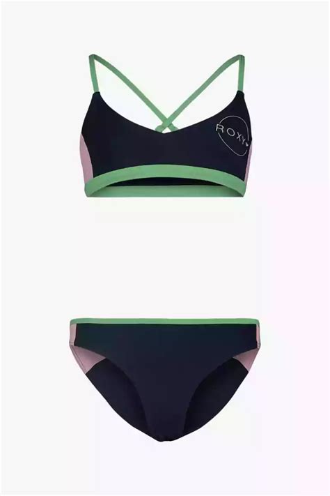 Roxy Ilacabo Active Mädchen Bikini In Navyblau Kaufen Ochsnersportch