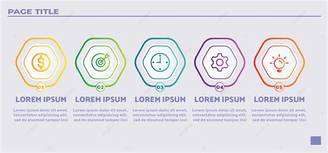 Powerpoint Template Ppt Diagrams Business Infographic With Five Options