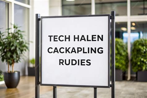 Tech Hackathon Coding Challenge Rules Signage Mockup For Custom Designs Tech Hackathon Coding Challenge Rules Signage Mockup For Custom Designs