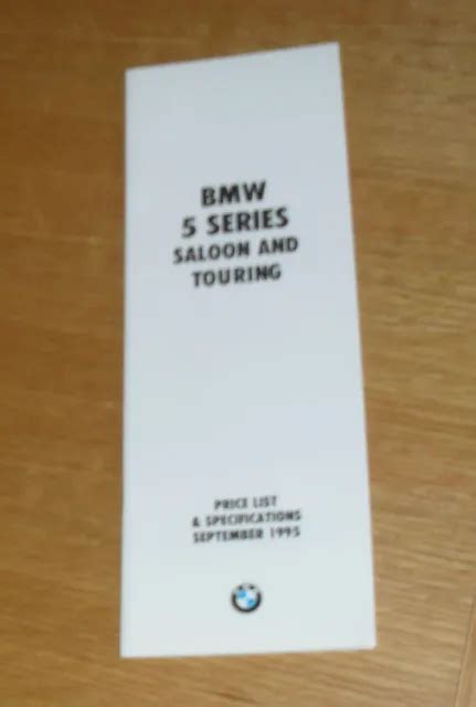 Bmw 5 Series E34 Price And Spec Guide 1995 1996 518i 520i 525i 525ix 530i