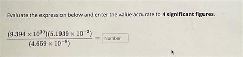 Solved Evaluate The Expression Below And Enter The Value Chegg Com