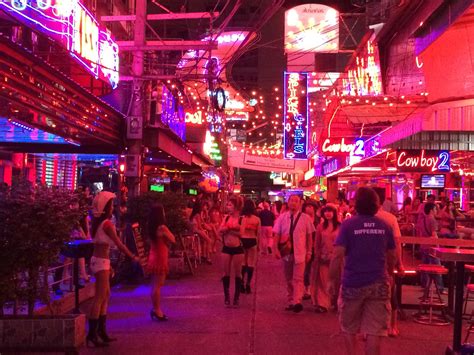 Soi Cowboy Street Bangkok Hero And Villain Lighting Detectives