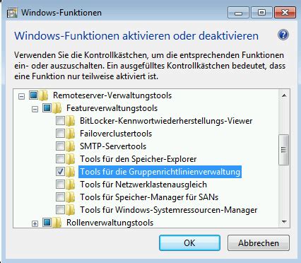 Remotemanagement einer Domäne DomainController über WIN7 8 IT
