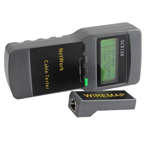 Lyla Sc8108 Rj45 Network Tester Lan Length Cable Meter Measurement