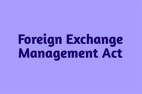 Fema Declaration An Important Document To Export From India