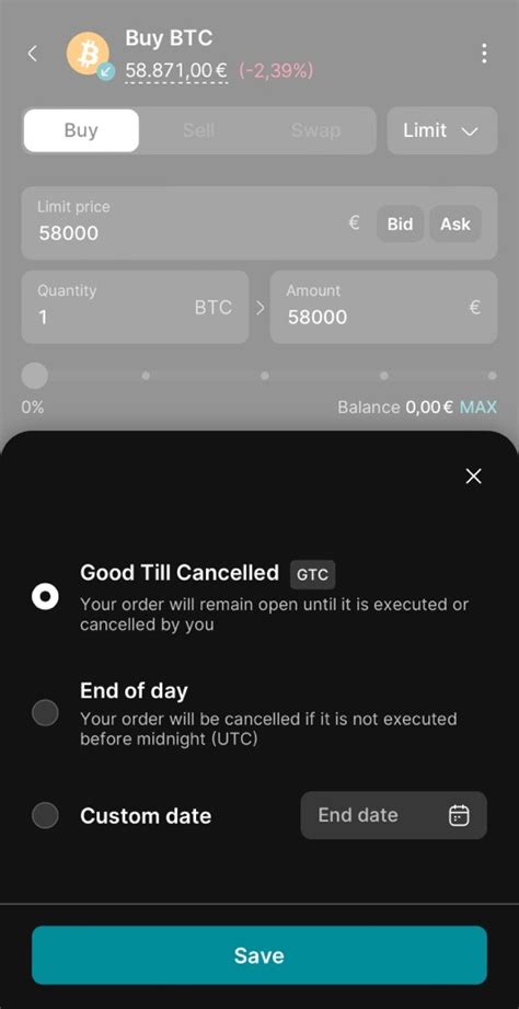 How To Place A Limit Order Finst