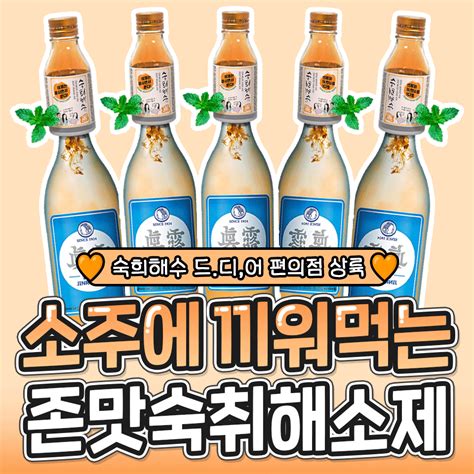 자취생으로 살아남기 🧡드디어 편의점에 풀린 핵인싸 숙취해소제🧡 Sns에서 난리났었던 소주병에