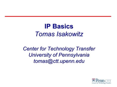 Intellectual Property Basics Ppt