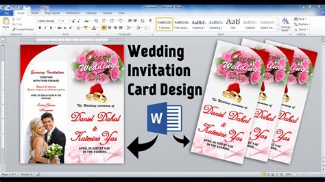 How To Create Invitation Card In Microsoft Word 2007 Printable Online