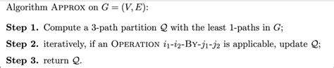A High Level Description Of The Local Search Algorithm Approx
