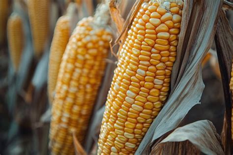 Corn Is On The Cob And Ready To Be Eaten Premium Ai Generated Image
