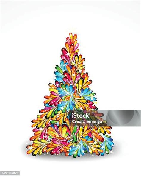 Abstract Tree Christmas Vector Background向量圖形及更多冬天圖片 冬天 創作性 問候 Istock