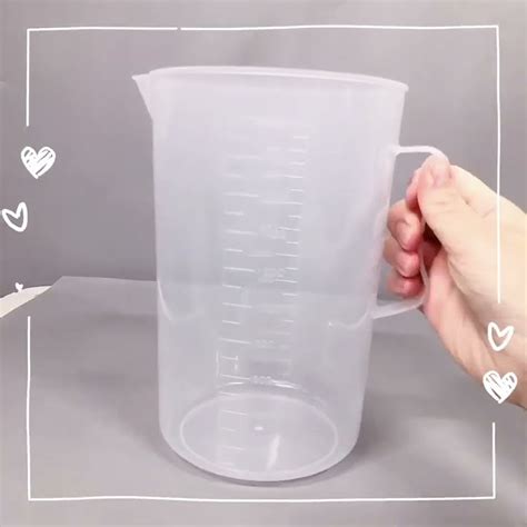 플라스틱 손잡이 계량컵 비이커 대용량 250ml 액체 가루 소분 Youtube
