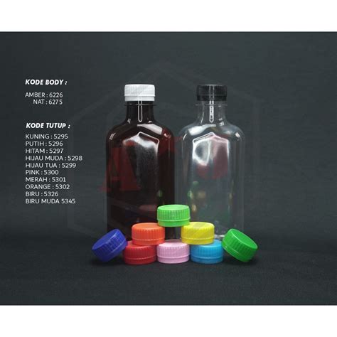 Jual Botol Plastik Pet 330 Ml Gepeng Coklat Trans Tutup Long Neck 30