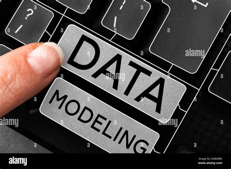 Conceptual Display Data Modeling Business Idea Process Of Transferring