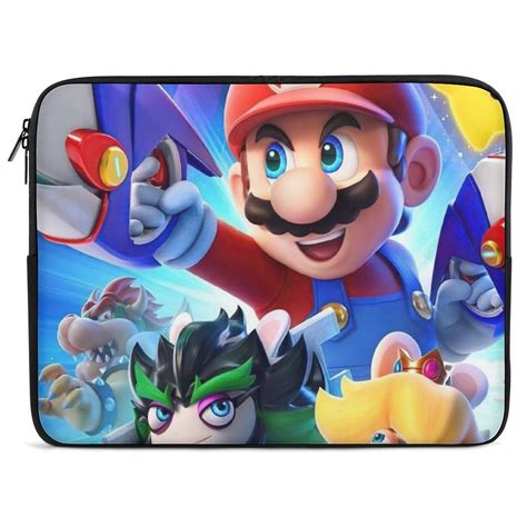 Super Mario Laptop Sleeve Lightweight Computer Cover Bag 13inch Durable