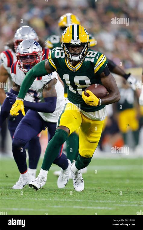 Green Bay Packers Wide Receiver Malik Heath 18 Runs During The First