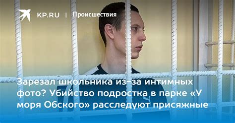 Зарезал школьника из за интимных фото Убийство подростка в парке «У моря Обского расследуют