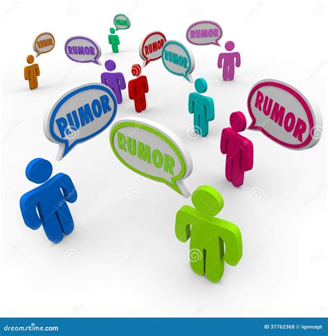 Rumor Mill People Spreading False Information Gossip Stock Illustration Illustration Of