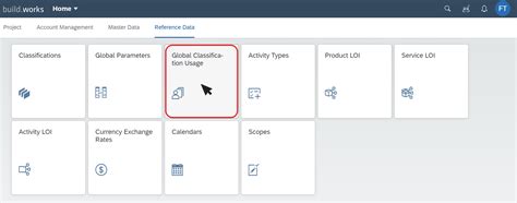 global classification usage app build works