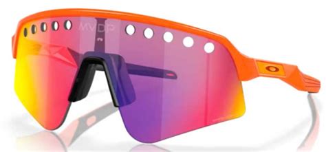 Oakley Sutro Lite Sweep Mvdp Orange Sparkle Prizm Road Factory Pilots