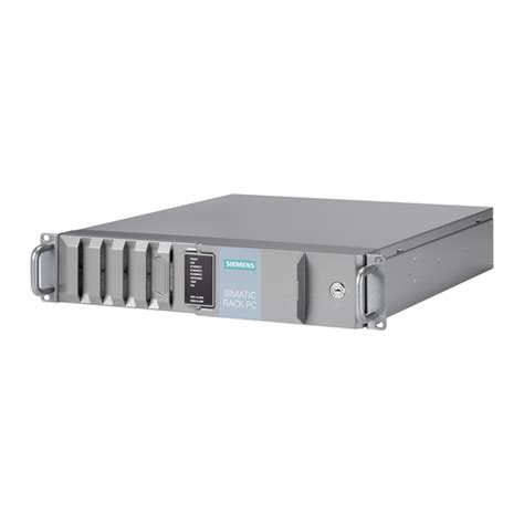 Siemens Simatic Ipc647e Industrial Pc Operating Instructions Manual Manualslib