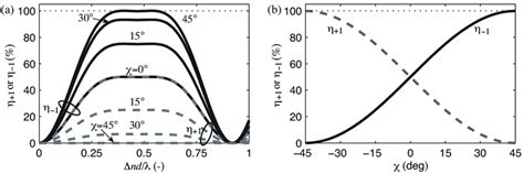 Polarizaiton Sensitivity Of The First Order Diffraction Of The