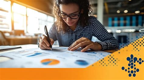 Corporate Auditor Reviewing Sustainability Report For Strategic