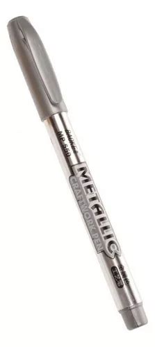 Caneta Dourada Ouro Met Lica Pincel Permanente Tinta Tinta Prateado Mercadolivre