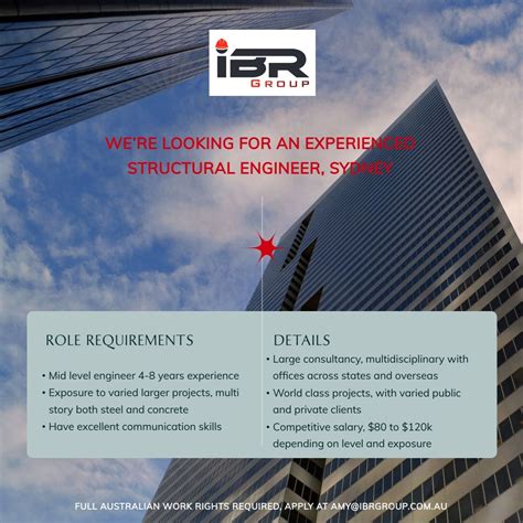 Structuralengineer Sydneyjobs Engineeringjobs Ibrjobs Structural
