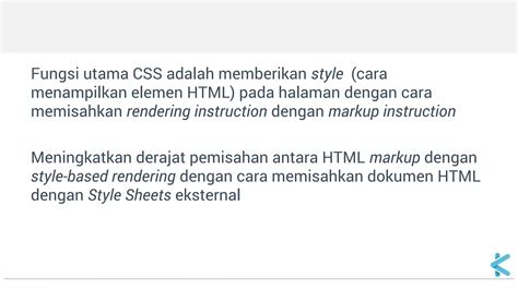 Pemrograman Web Pengenalan Css Pdf